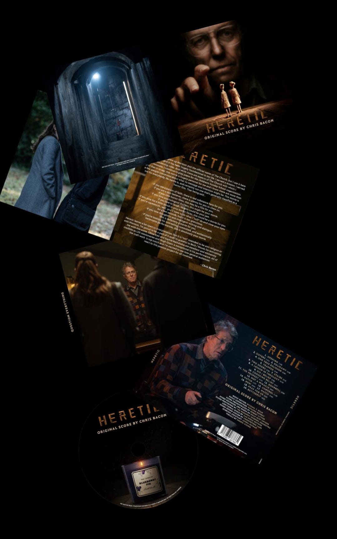 Heretic (custom Soundtrack Cover) by Chris Bacon (original Motion Picture Soundtrack) - Etsy