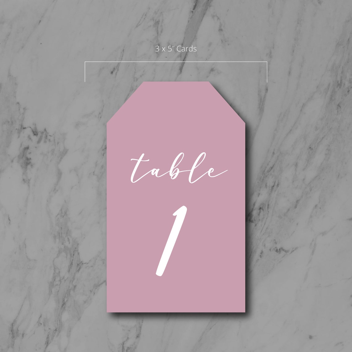 Mauve Wedding Table Numbers | Modern Table Decor | Wedding Decor ...