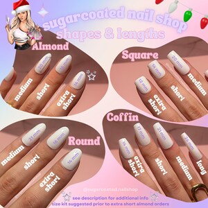 Press on Nails, Press Ons, Christmas Nails Nails, Xmas Nails, Holiday ...