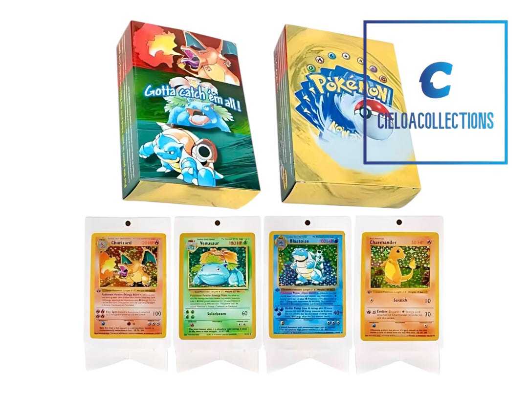 151 Complete Base Set Box 1996 First Generation Pokemon Flash Cards ...