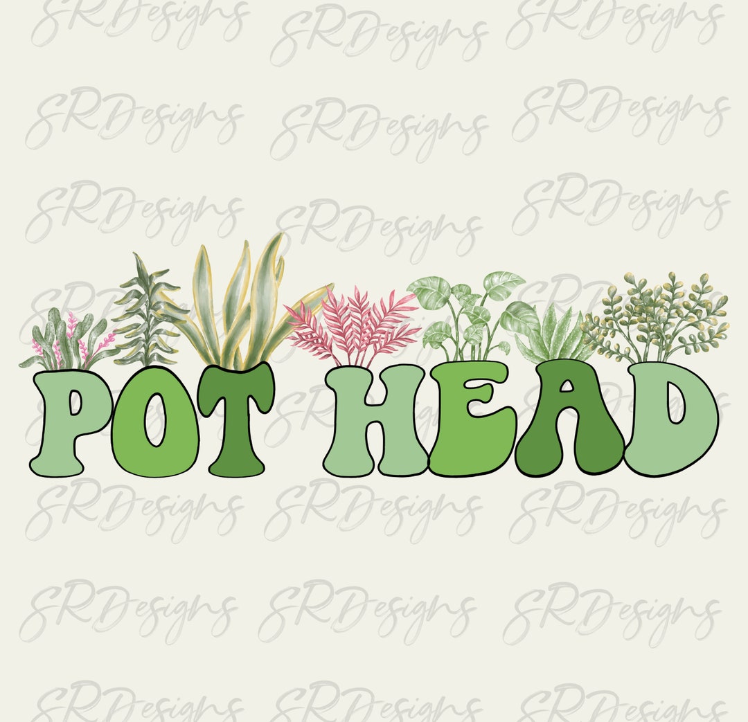 Pot Head Png Garden Pot Head Png Pot Head Plants Png - Etsy