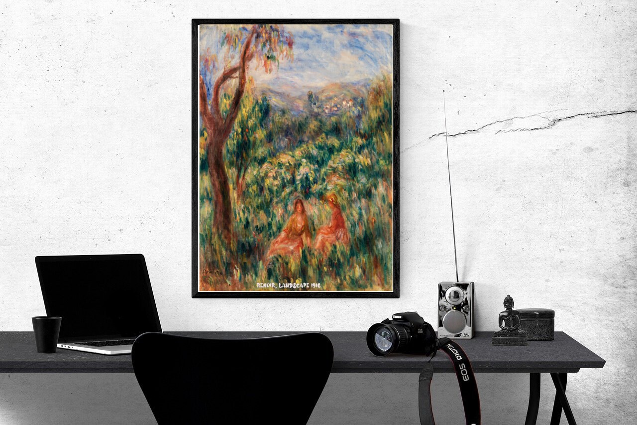 Set of 3, Pierre-auguste Renoir Printable Wall Art, Farmhouse 1917 ...