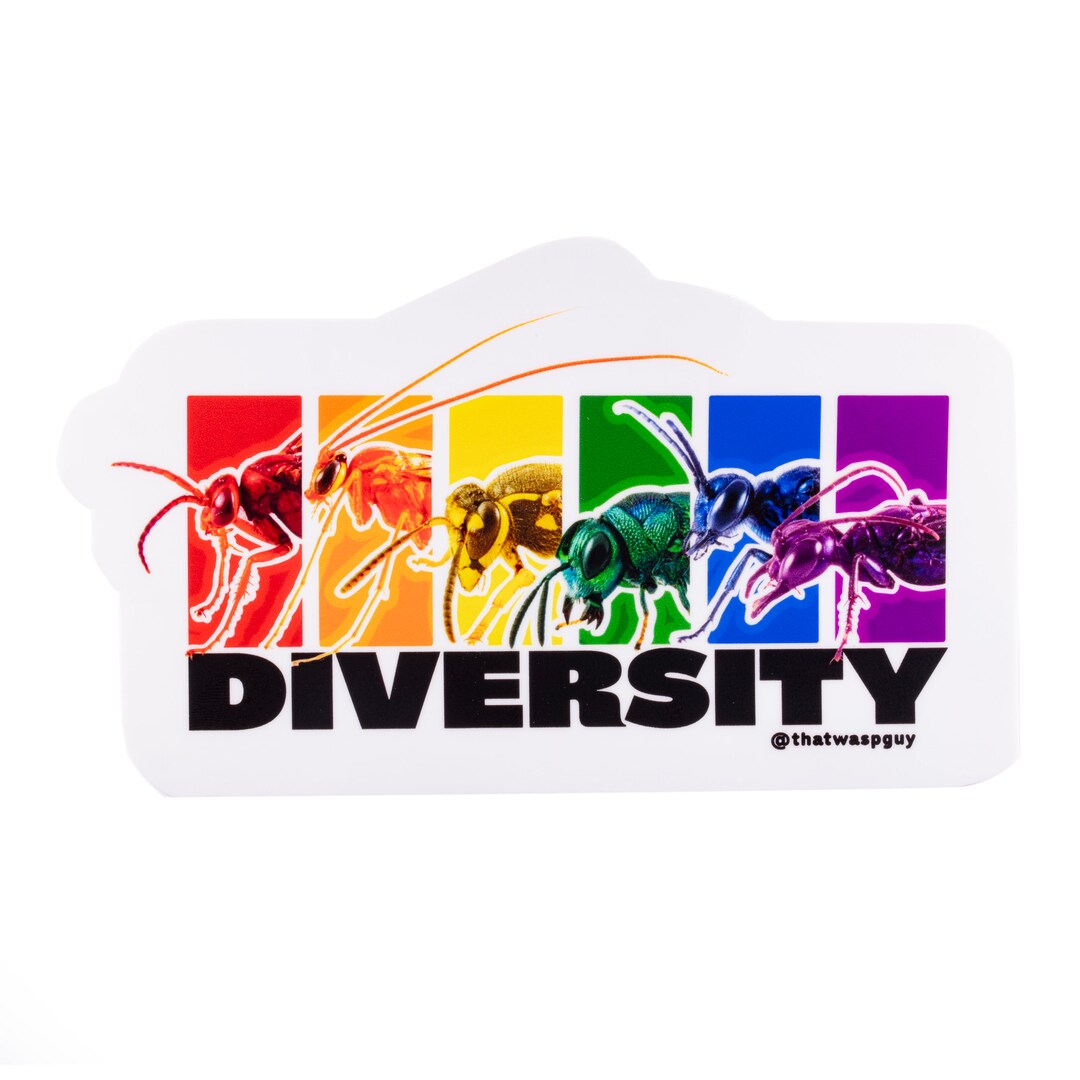 Pride Wasps Vinyl Mini Sticker - Etsy