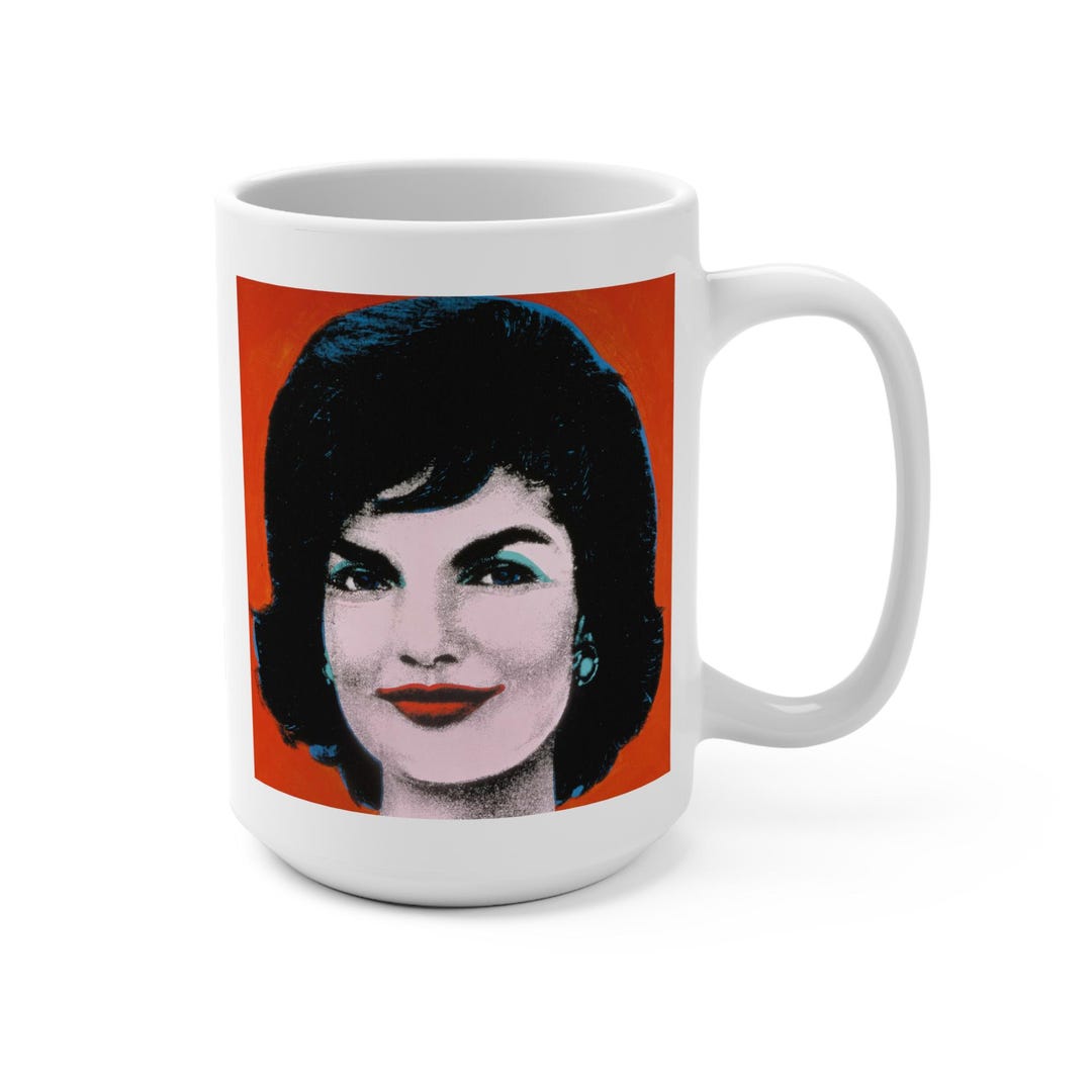 Jackie Kennedy - Andy Warhol Mug 15oz - Etsy