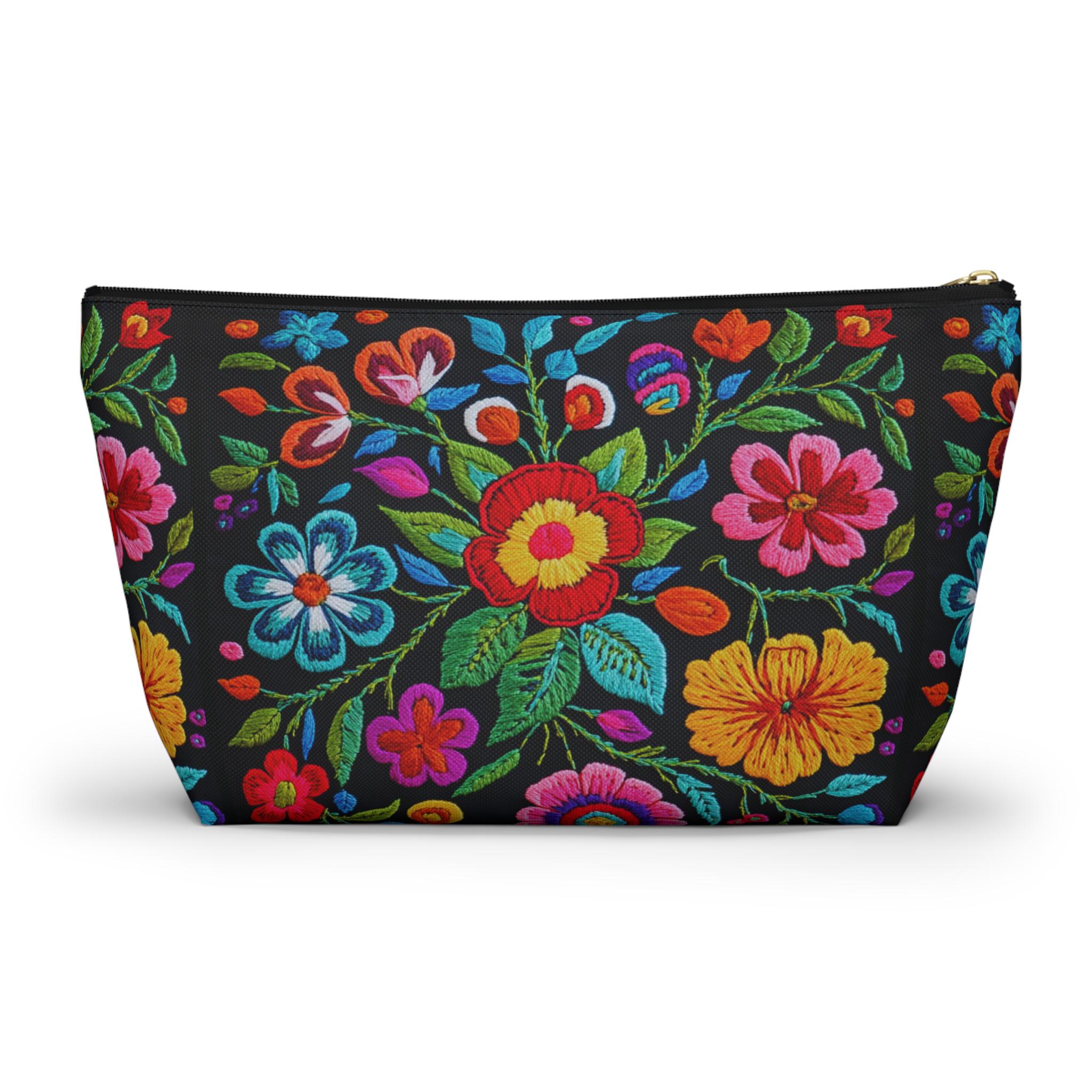 Colorful Mexican Floral Embroidered "appearance" Looking Accessory ...