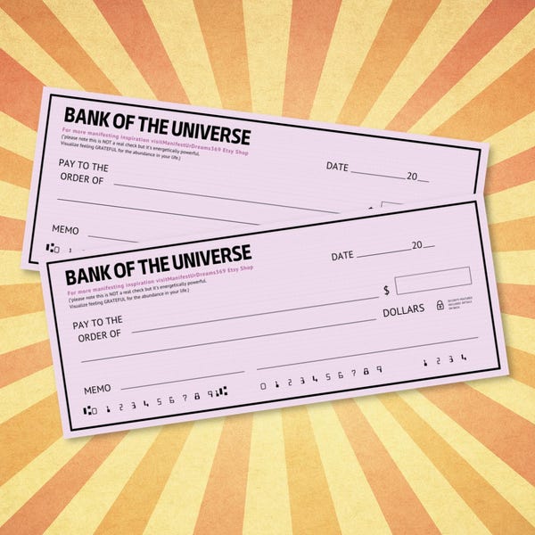 Buy Universe Cheques Online In India - Etsy India