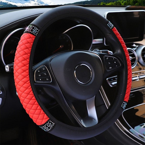Custom car steering wheel cover store