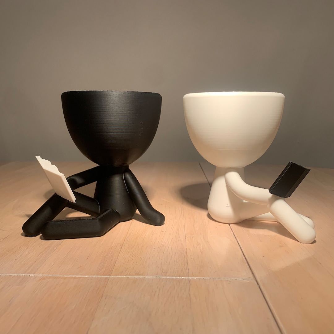 People Planter Book Reader - Plant Pot - Person Planter - People ...