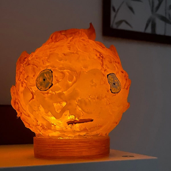 Calcifer Candle - Etsy