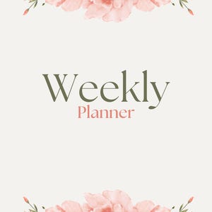 2025 Floral-themed Daily, Weekly, and Monthly Planner || Printable ...