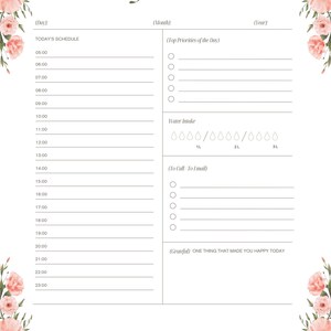 2025 Floral-themed Daily, Weekly, and Monthly Planner || Printable ...