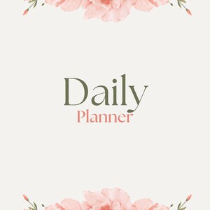 2025 Floral-themed Daily, Weekly, and Monthly Planner || Printable ...