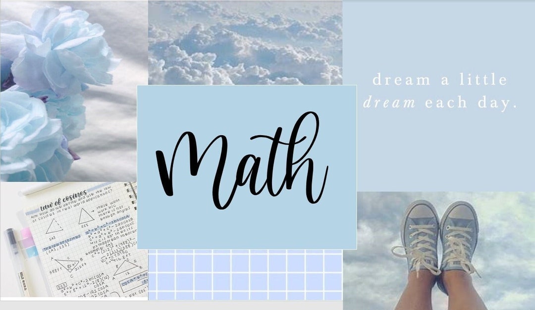 Math Subject Binder Cover - Etsy