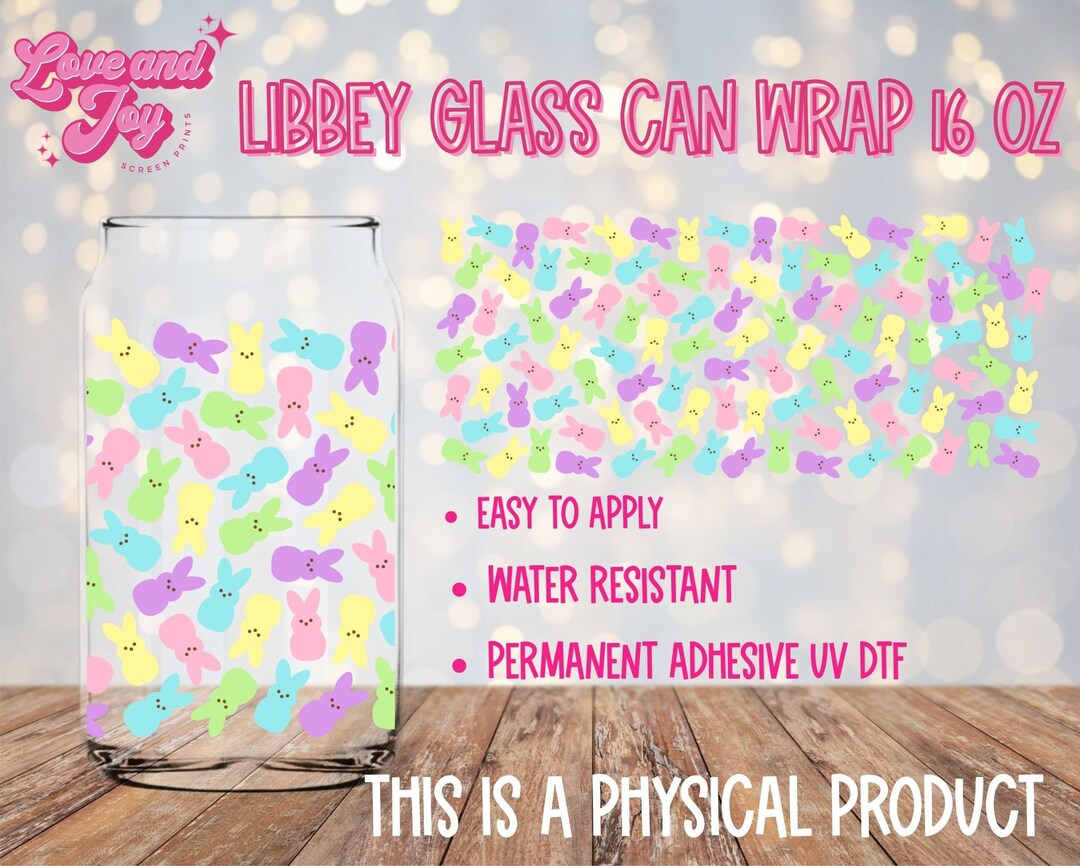 UV DTF Easter L Cup Wrap I Ready to Apply No Heat Needed Permanent ...