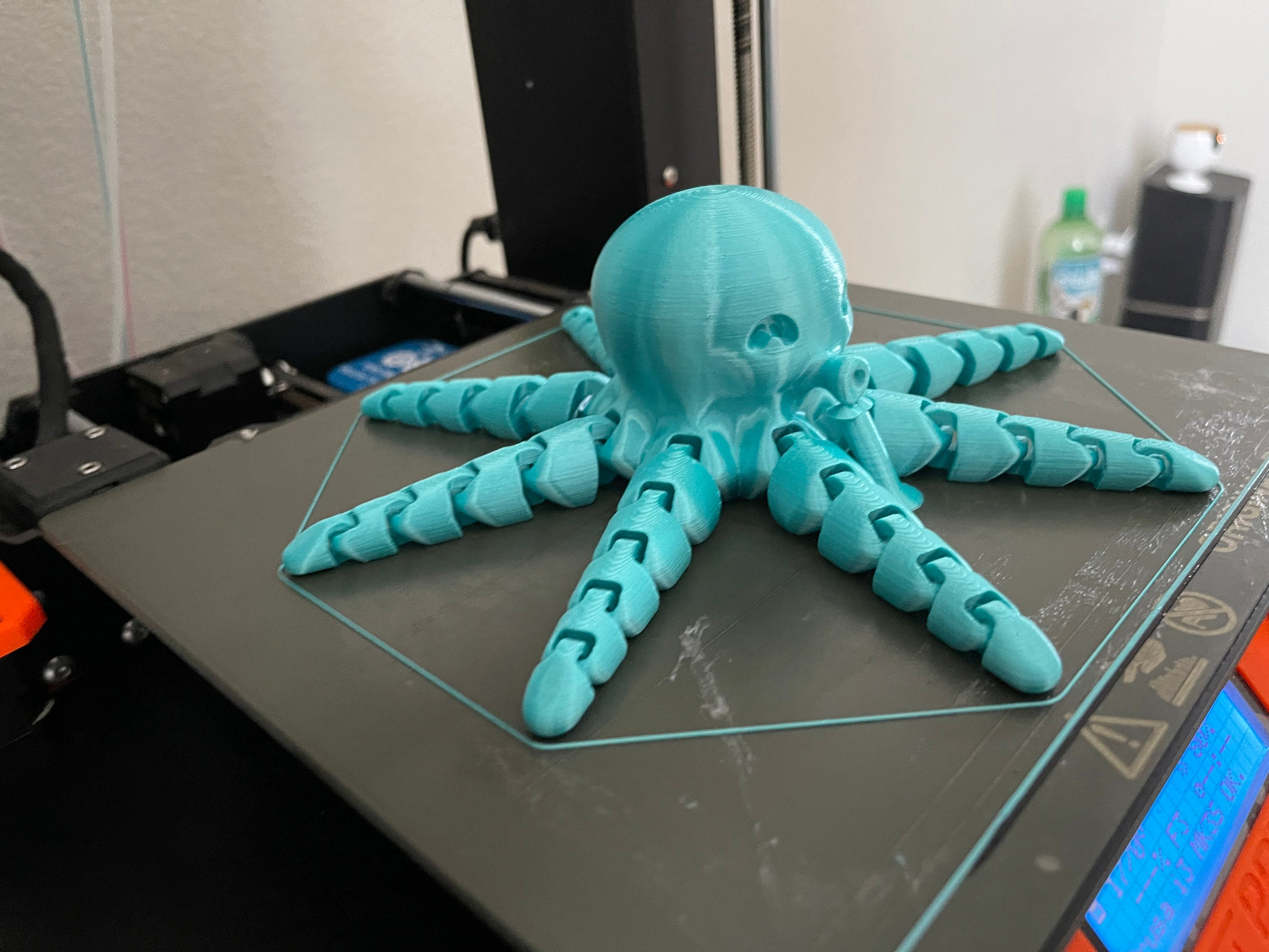 Octopus 3d Print Movable Toy - Etsy