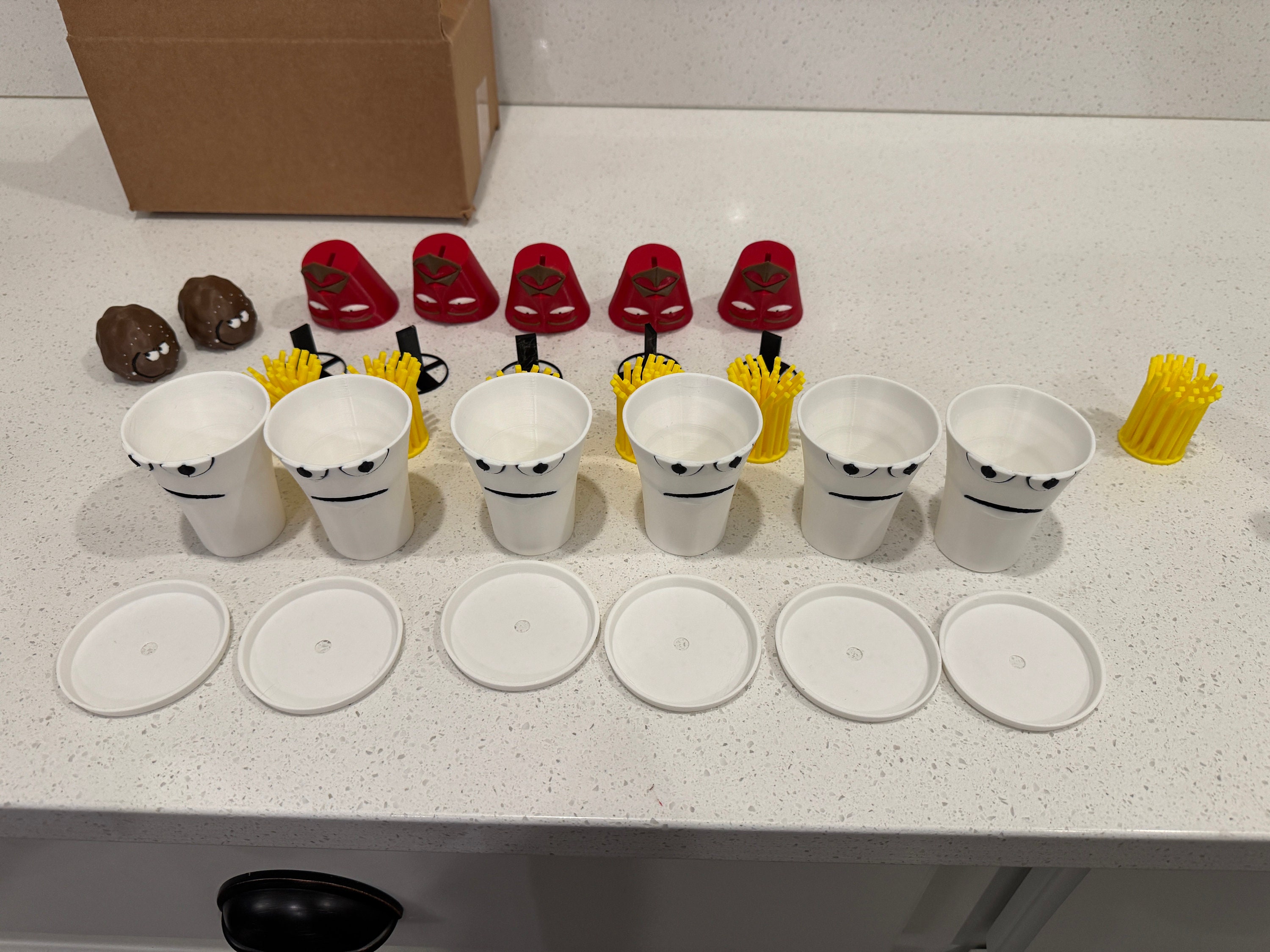 Aqua Teen Hunger Force 3D Print Miniatures - Etsy