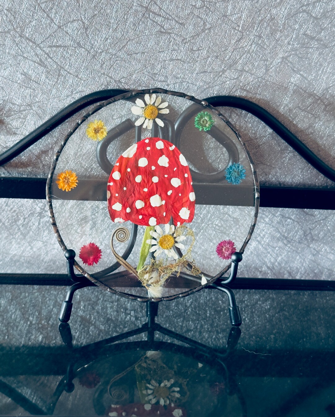 Mushroom Terrarium Rainbow Flower Buds, Fairy Core, Fairy Forest ...