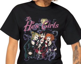 The Hex Girls Rock Band Music 2 Sides Shirt Music Concert 2023 T-shirt ...