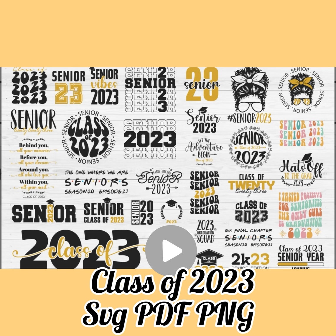 Class of 2023 SVG Bundle, Senior 2023 Svg, Graduation Svg, Graduation ...