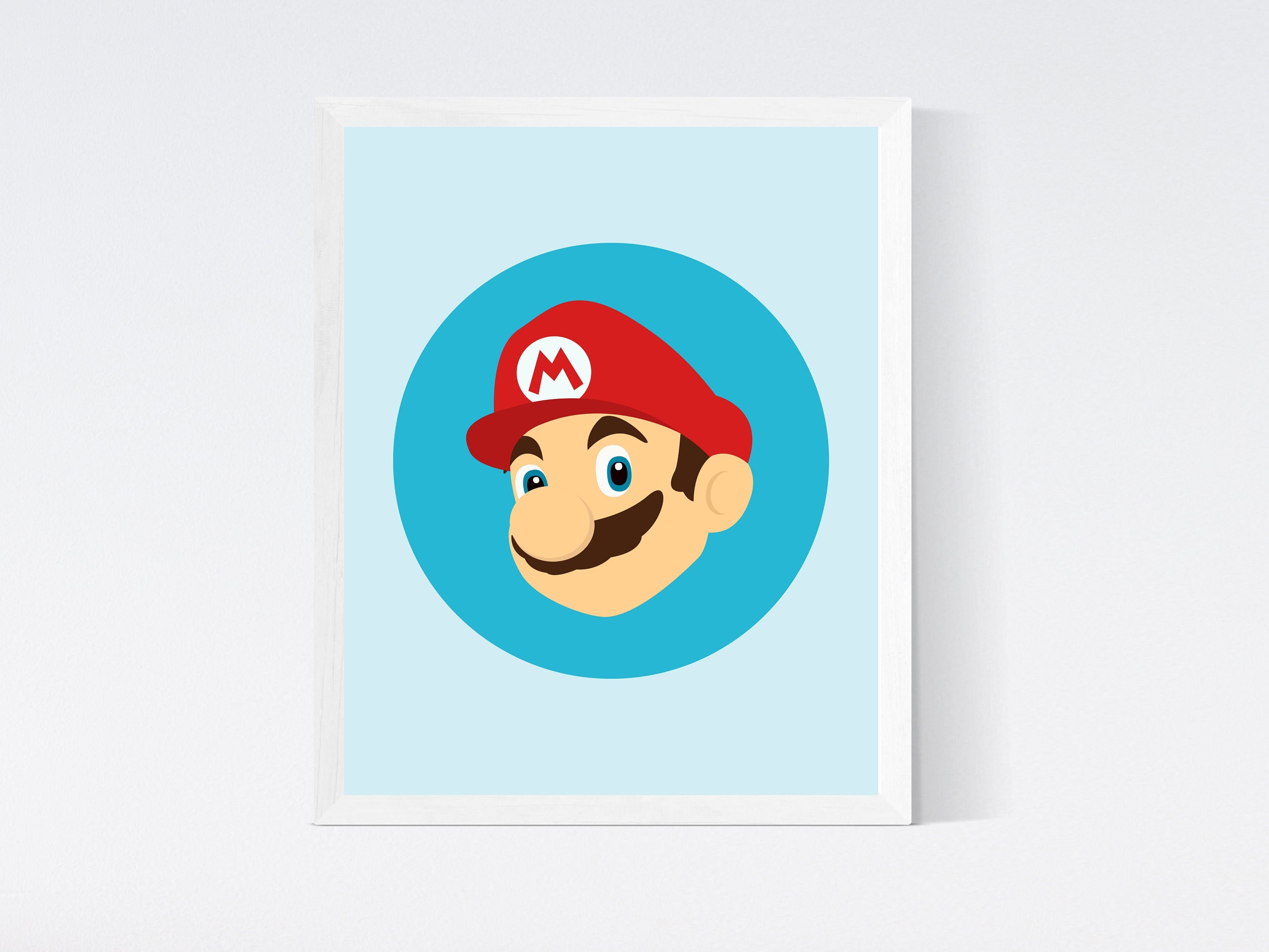 Wall Hangings Mario Print Super Mario Print DIGITAL DOWNLOAD Video Game ...