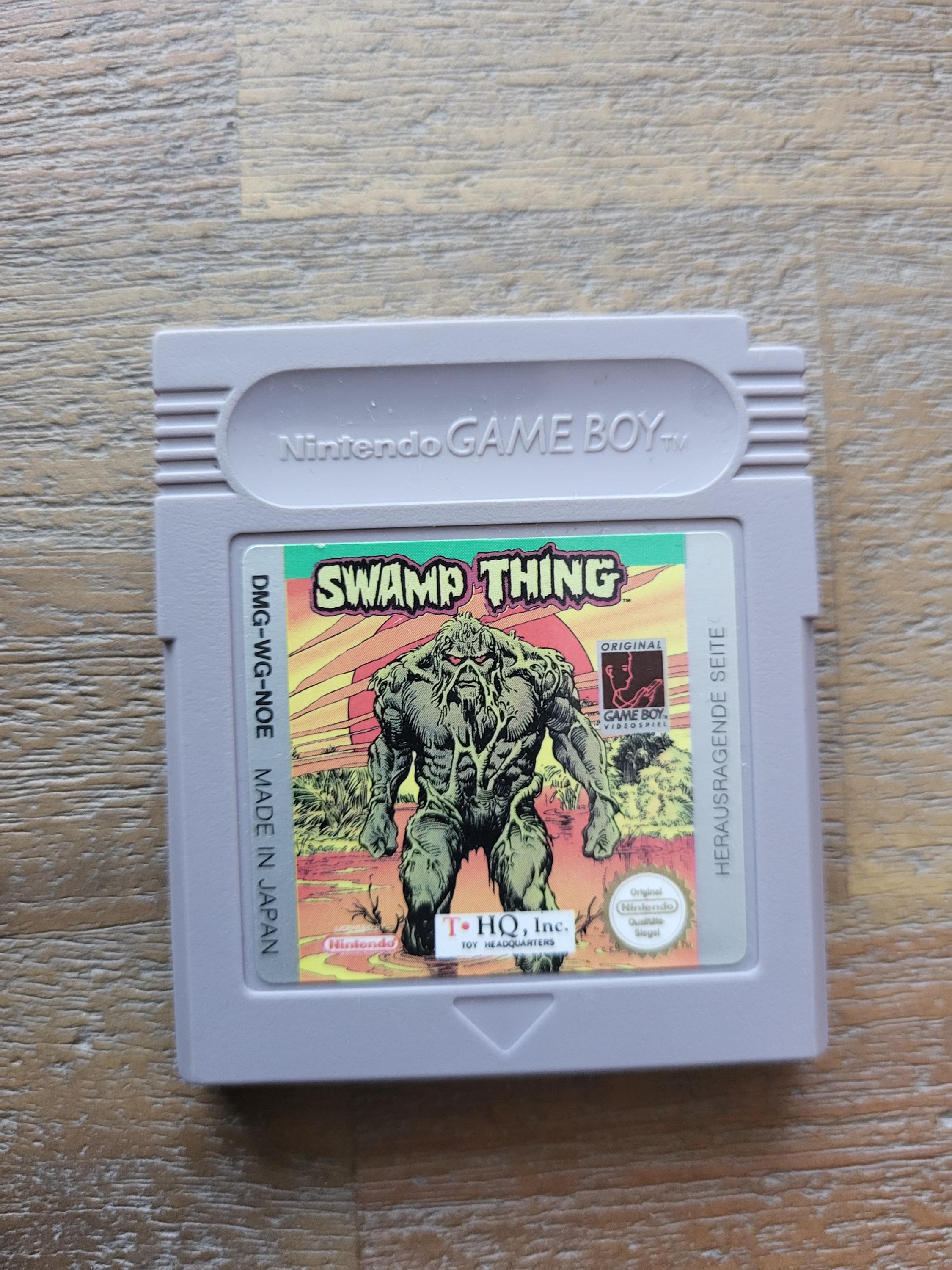 Authentic Nintendo Gameboy Swamp Thing - Etsy