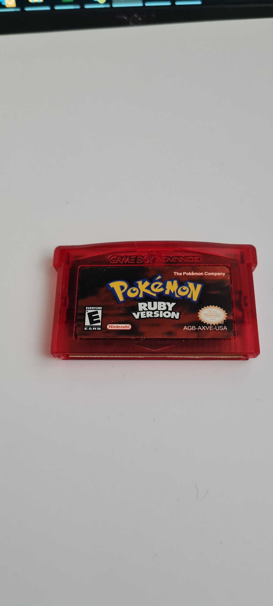 Pokemon Ruby Nintendo Gameboy Advance Gba - Etsy
