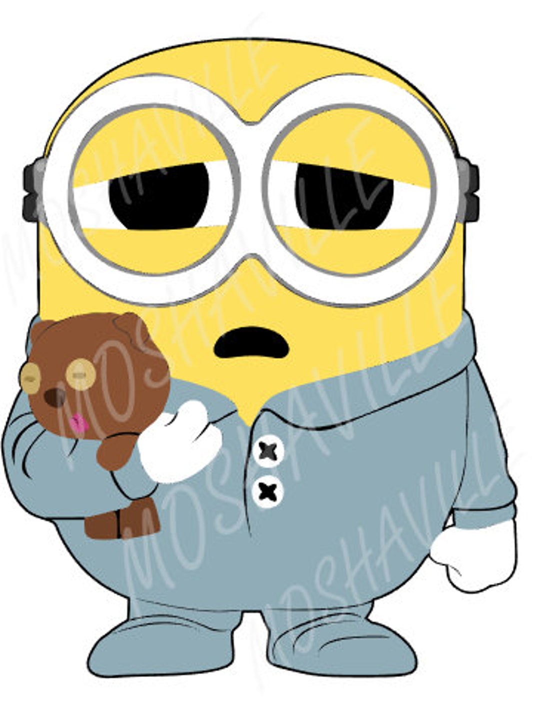 Cute Baby Minion SVG - Etsy