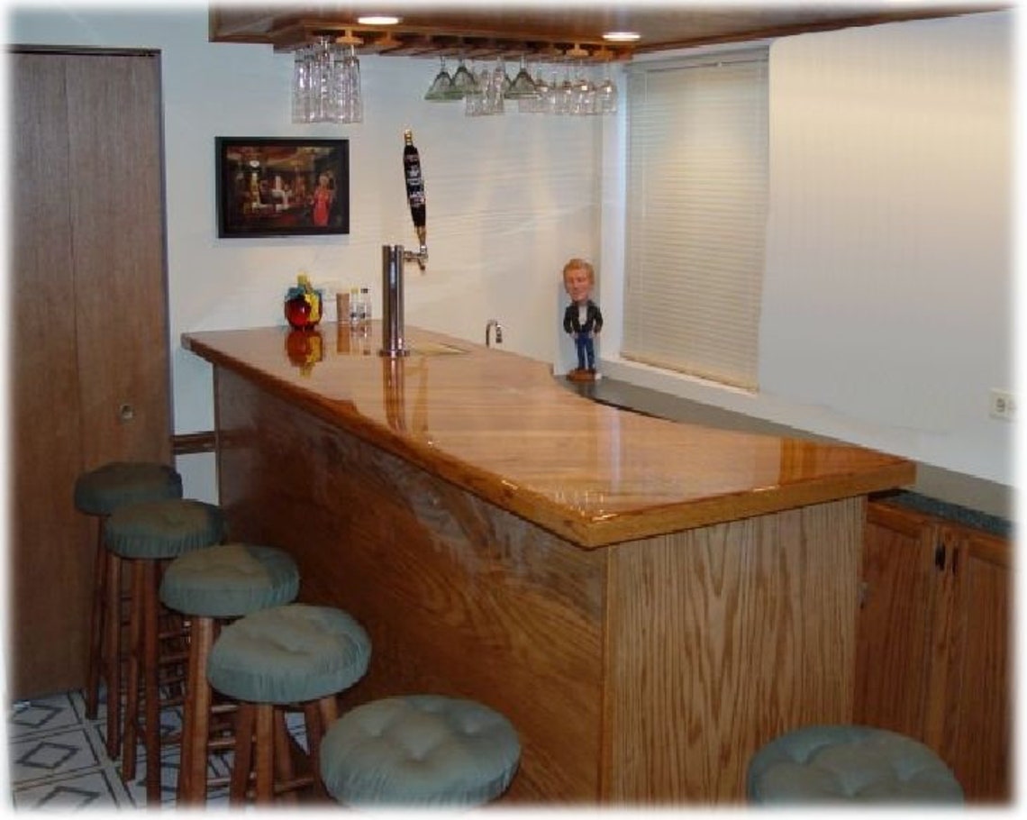 Frameless Straight Bar Plans - Etsy