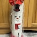 Snowman and Green Monster Toilet Paper Decoration With Plunger ...