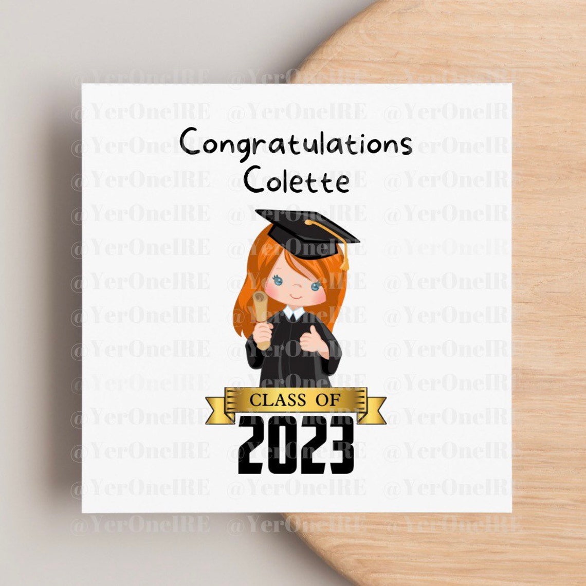 Personalised Graduation Card, Nursery, Pre School, Primary School ...
