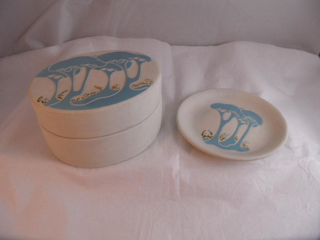 Jane & Peter Mccormick Lidded Box and Dish - Etsy