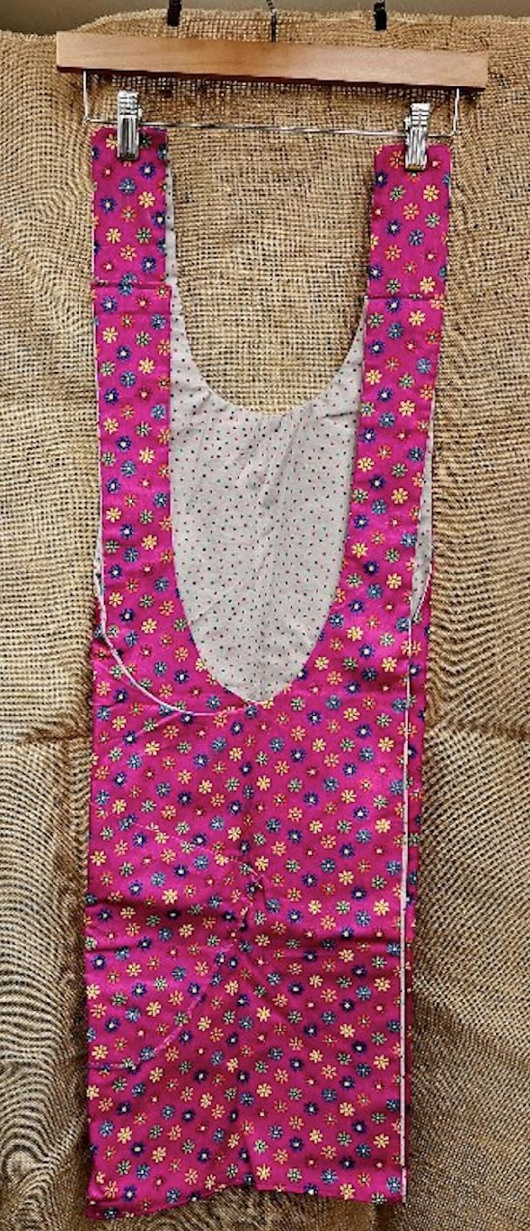 Hand Sewn Reversible Apron, Reversible Apron From Alaska, Hand Made ...