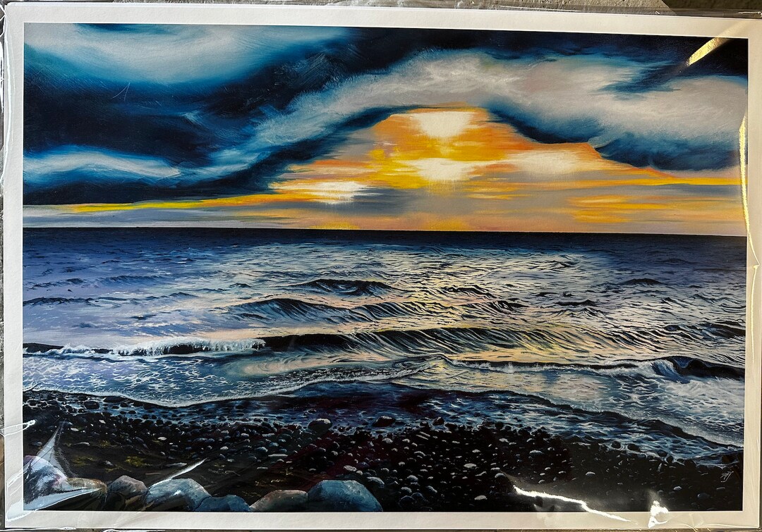 Coming Ashore - Print, Print of Alaska Painting, Alaska Sea Painting ...