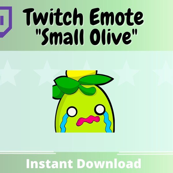 Cute Smoliv Emote - Etsy UK