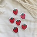 Mini Strawberry Sticker Pack Cute Strawberry Phone Stickers - Etsy