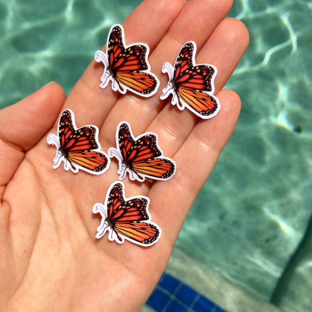 Monarch Butterfly Small Vinyl Sticker, Santa Cruz Mini Sticker, Cute ...