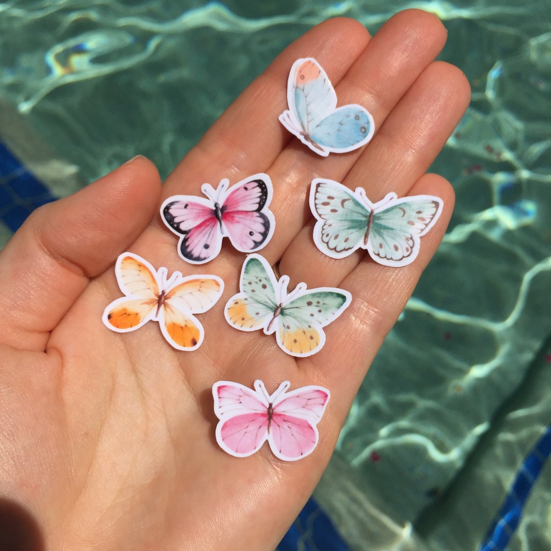 Butterfly Small Sticker Pack, Mini Sticker Pack Aesthetic, Phone Case ...