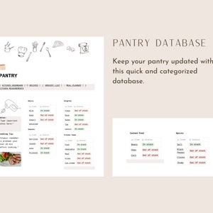 Notion Template, Ultimate Kitchen Planner, Weekly Meal Planner, Notion ...