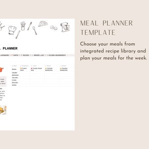 Notion Template, Ultimate Kitchen Planner, Weekly Meal Planner, Notion ...