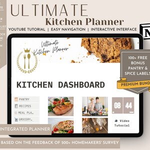 Notion Template, Ultimate Kitchen Planner, Weekly Meal Planner, Notion ...
