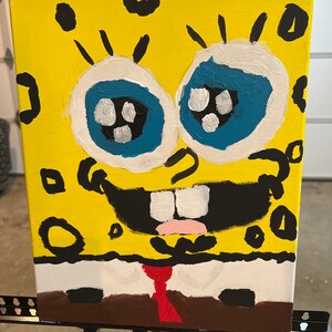 A Spongebob Painting - Etsy