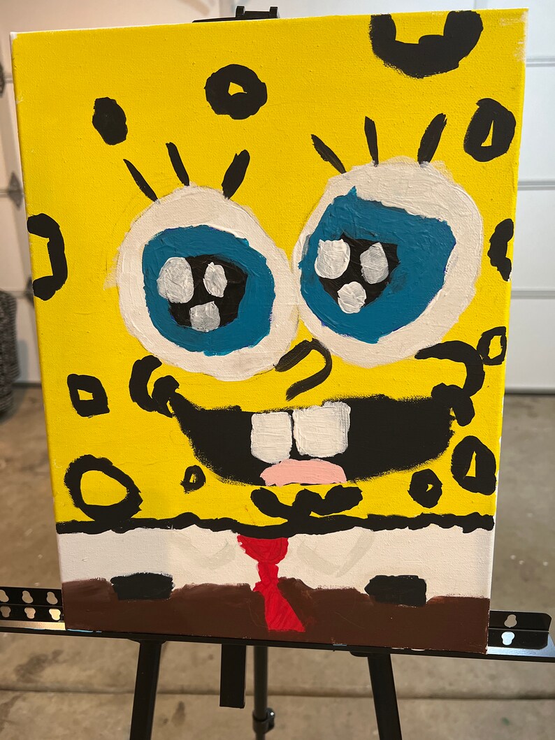A Spongebob Painting - Etsy