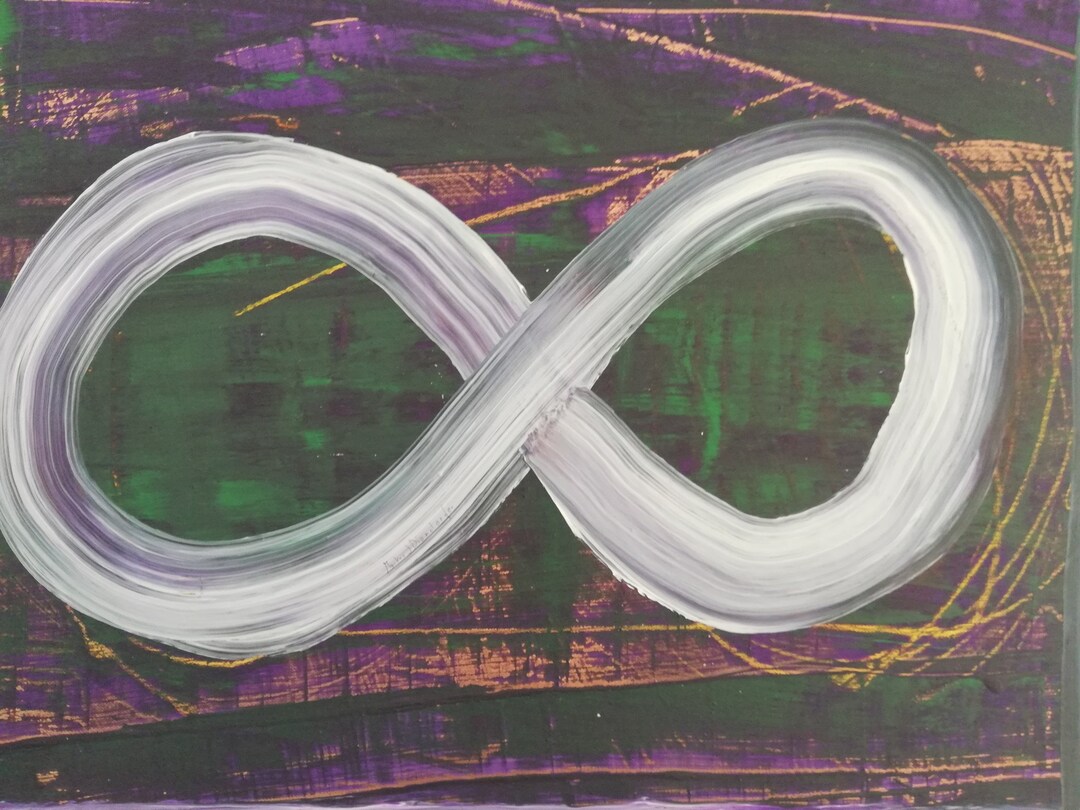Acrylic Painting Picture the Infinity 4 Abstract Painting, Hand Painted ...