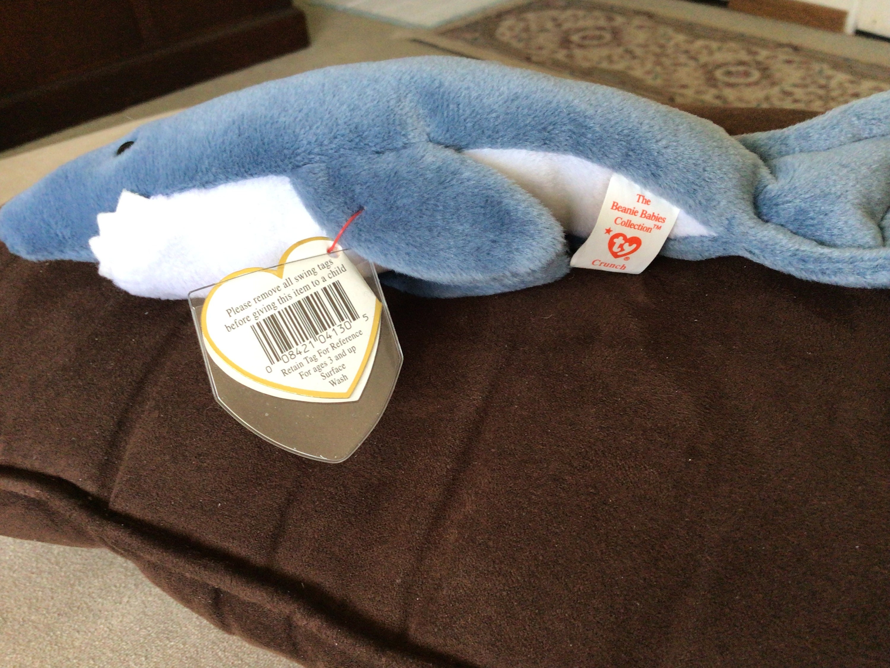 Crunch,the Shark,ty Original Beanie Baby,vintage 1996,p.v.c.pellets ...