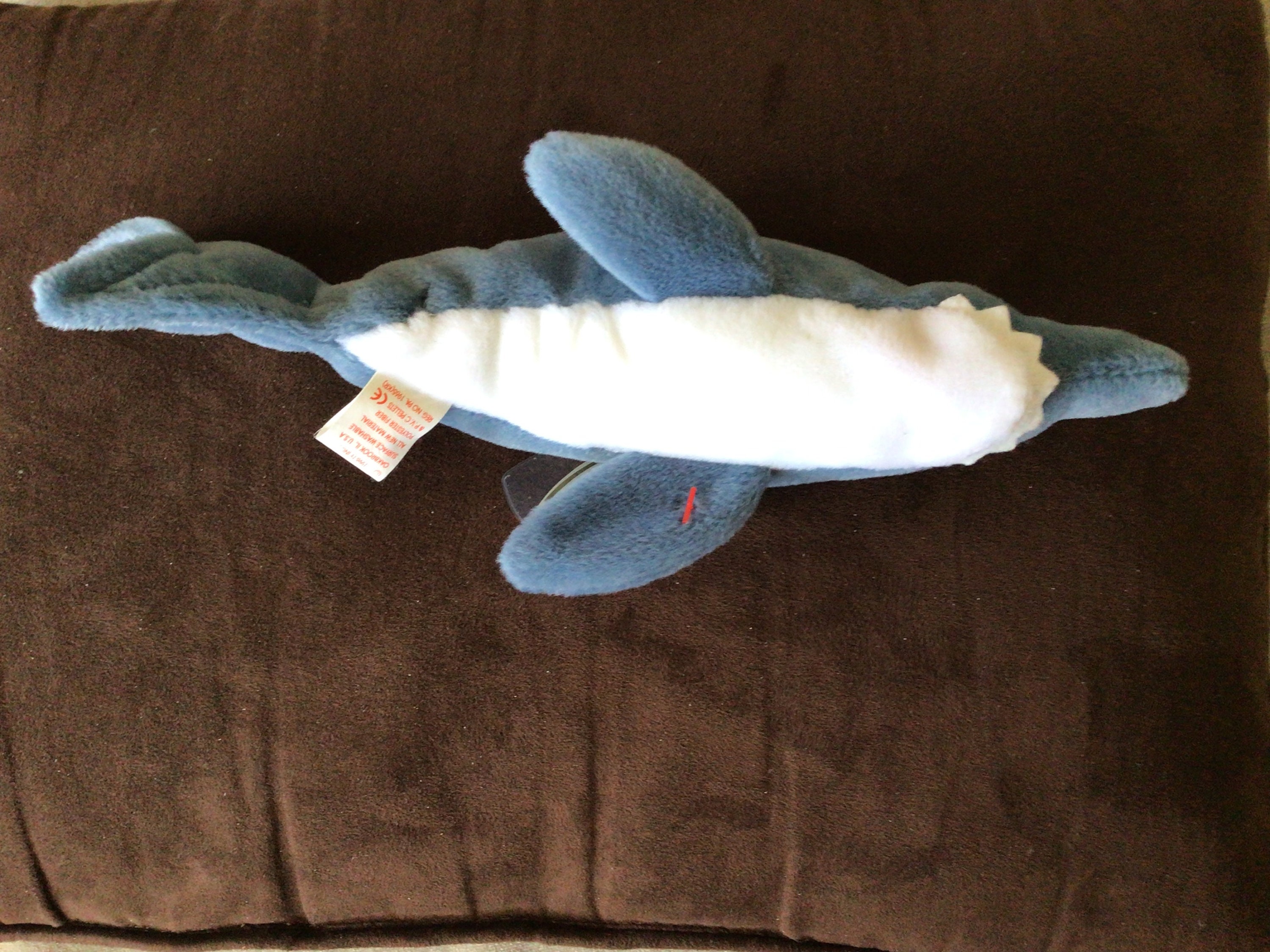 Crunch,the Shark,ty Original Beanie Baby,vintage 1996,p.v.c.pellets ...