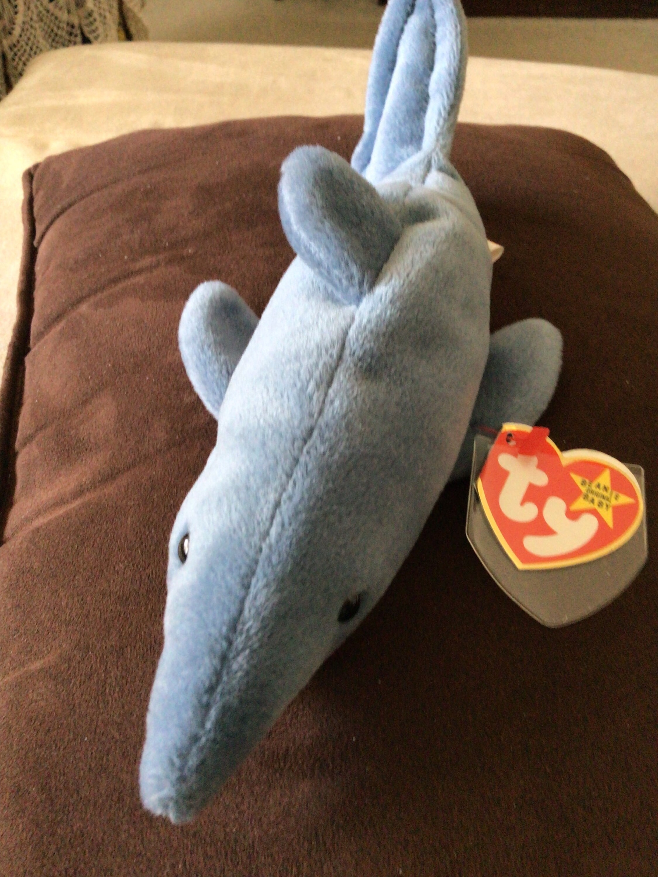 Crunch,the Shark,ty Original Beanie Baby,vintage 1996,p.v.c.pellets ...