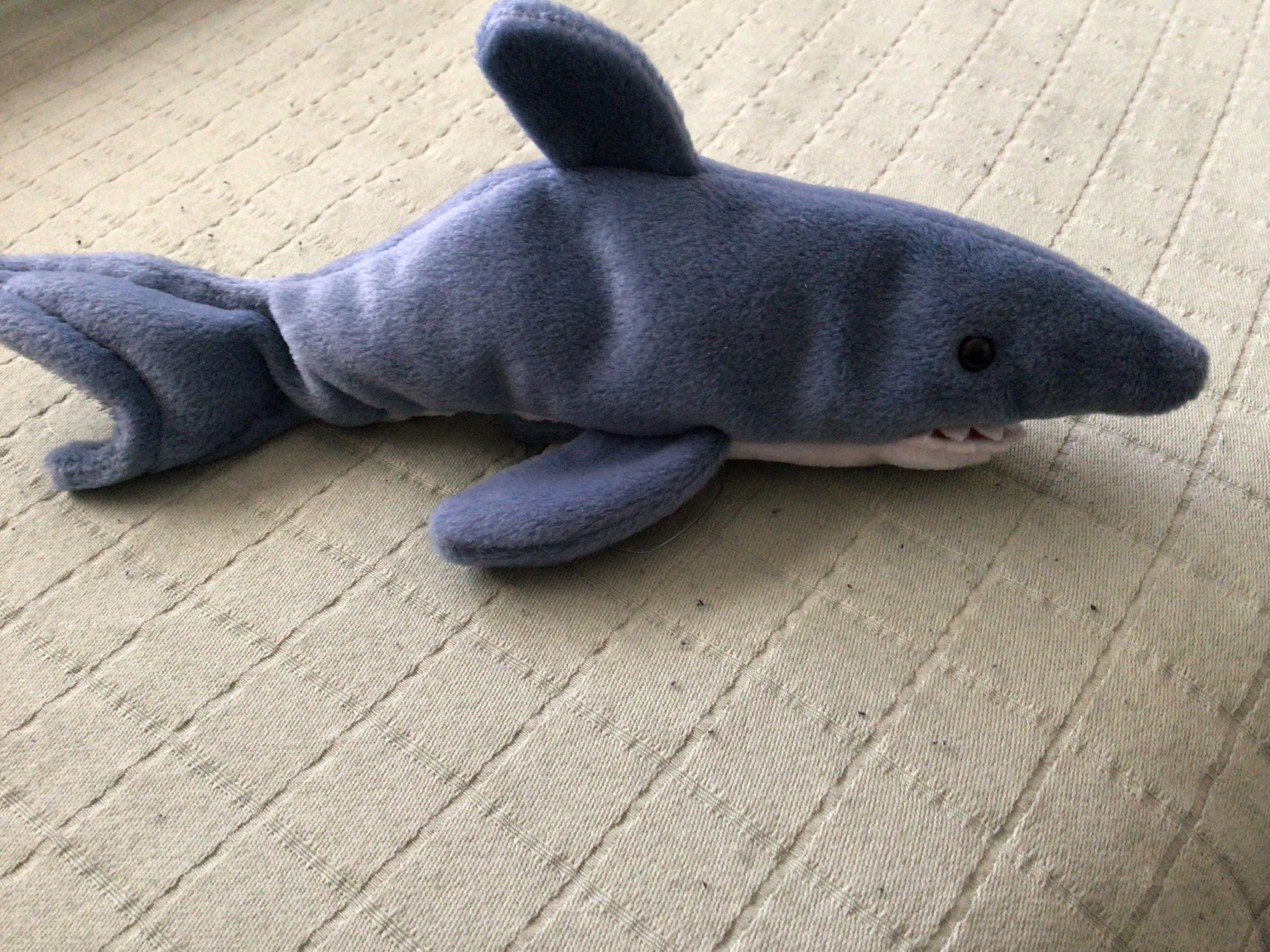 Crunch,the Shark,ty Original Beanie Baby,vintage 1996,p.v.c.pellets ...