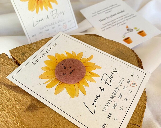 Plantable Wedding Favor-wedding Favours-wedding Favors-seed Favors ...