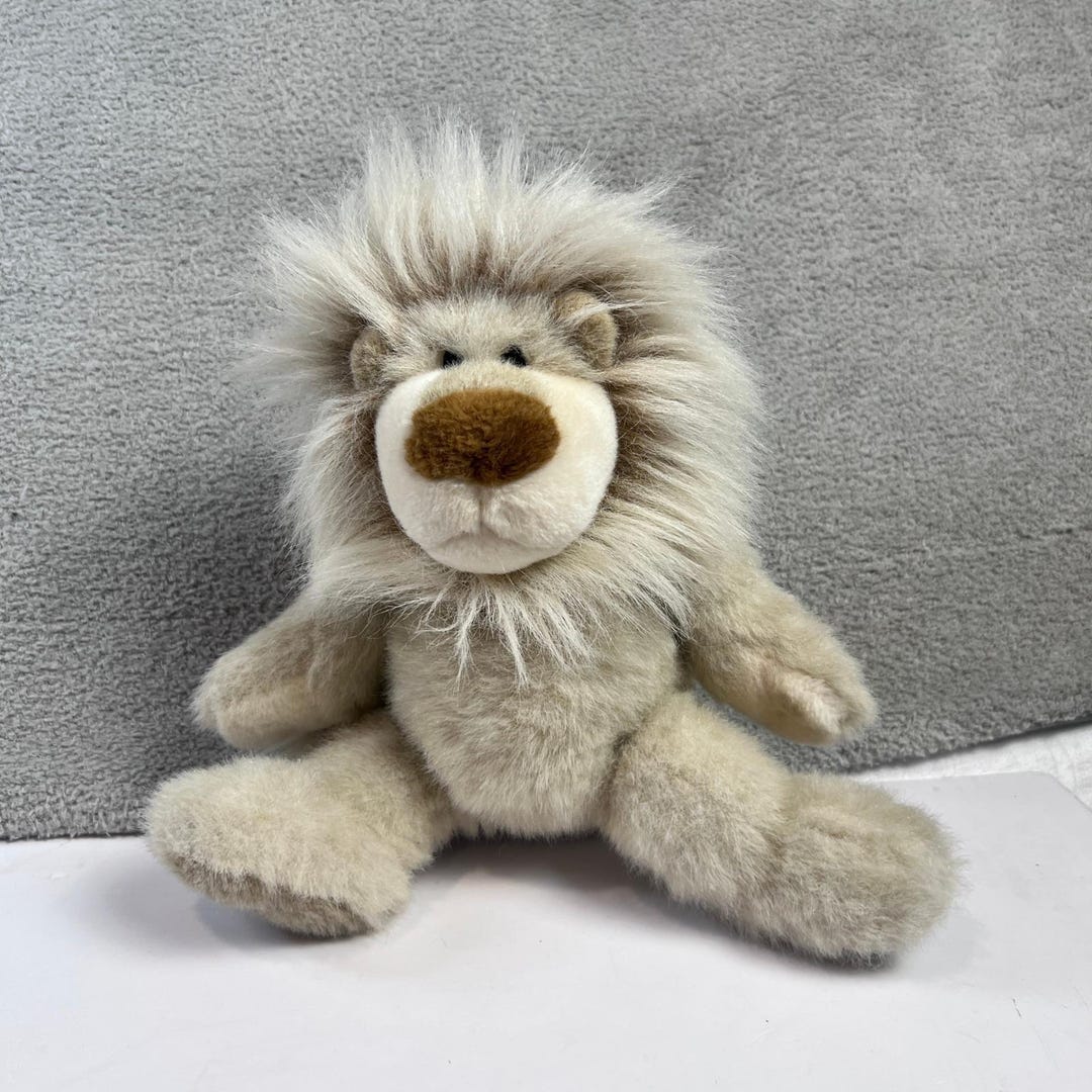 Vintage Gund Plush Lion Casanova 2721 Stuffed Animal 13" Beige Mane - Etsy