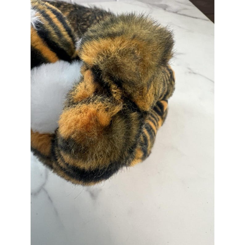 Wild Republic Plush Tiger Stuffed Animal Long Tail White Tipped Pretend ...